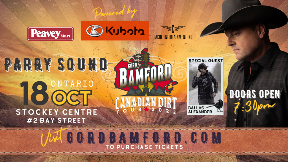 Gord Bamford: Canadian Dirt Tour - The Stockey Centre Gord Bamford: Canadian Dirt Tour - The Stockey Centre